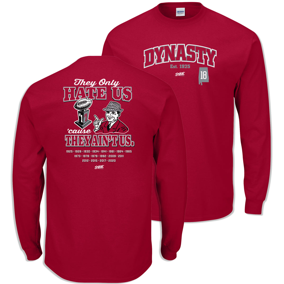 Hate Us 'Cause They Ain't Us | Alabama Football Fan T-Shirt | Buy Gear ...