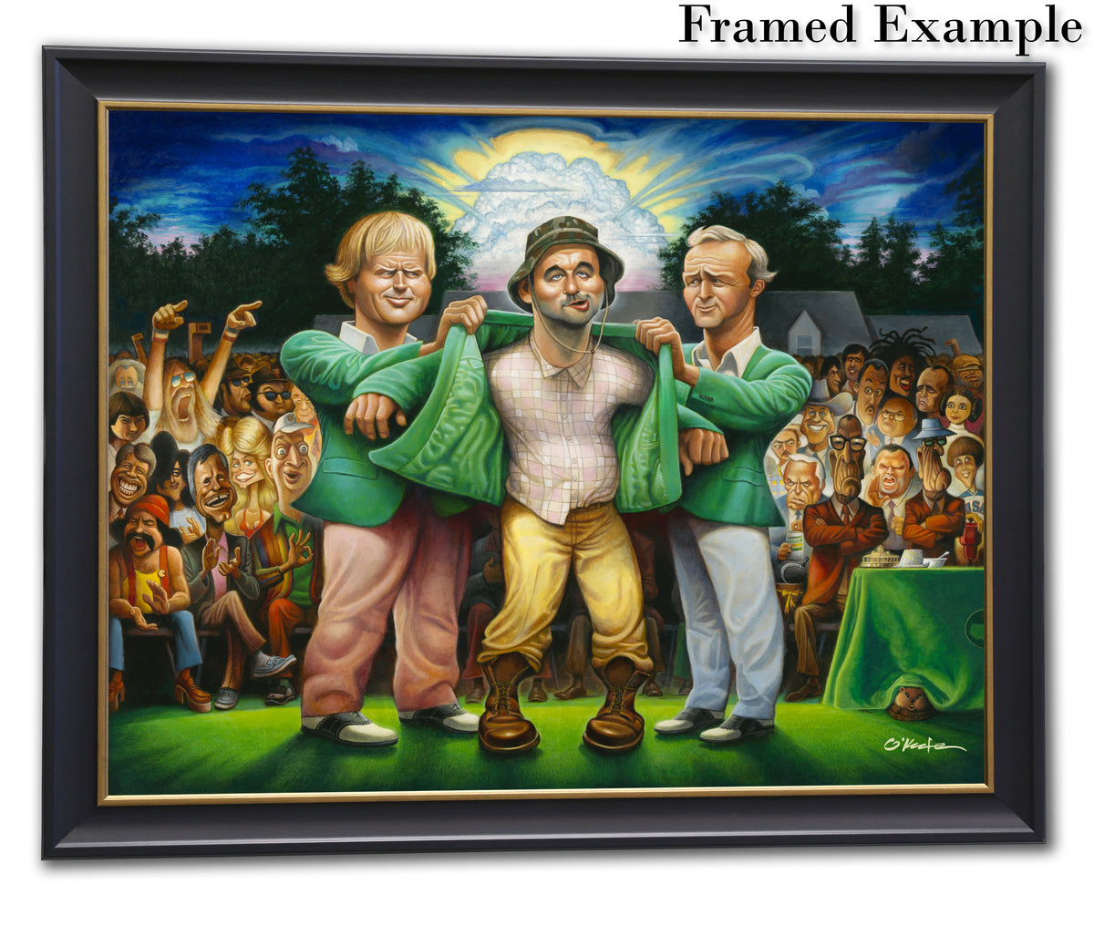 The Green Jacket. A Tribute to Carl Spackler and 1980 Fine Art Print U ...
