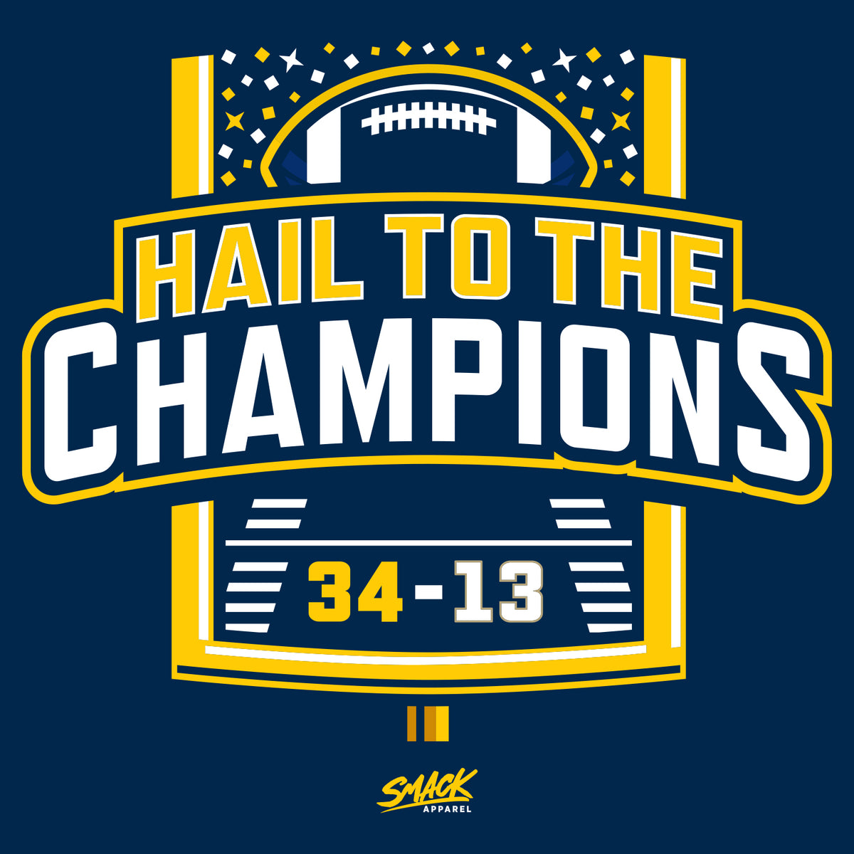 Hail To the Champions T-Shirt for Michigan College Fans (SM-5XL ...