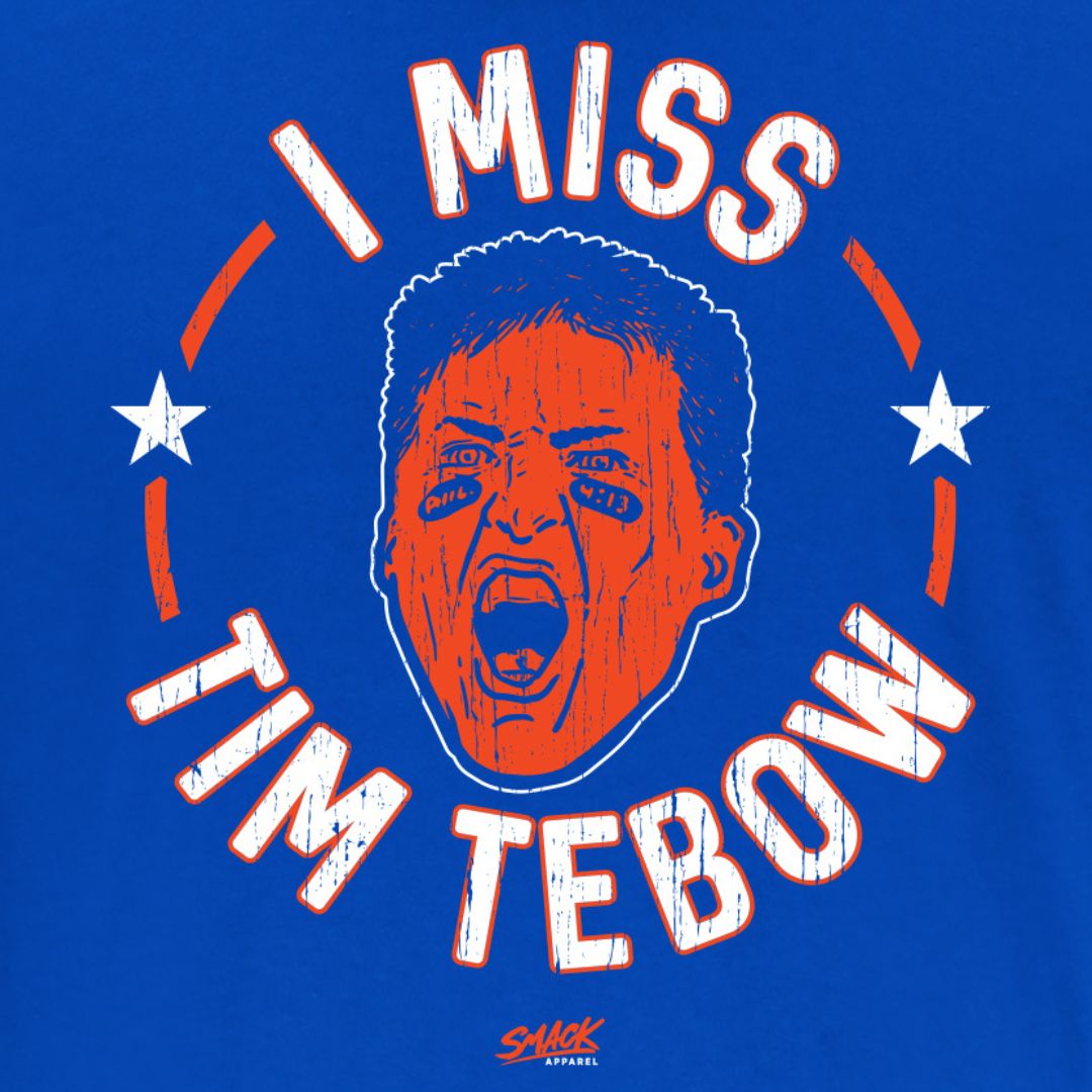 I Miss Tim Tebow T-Shirt for Florida College Fans (SM-5XL) – Smack Apparel