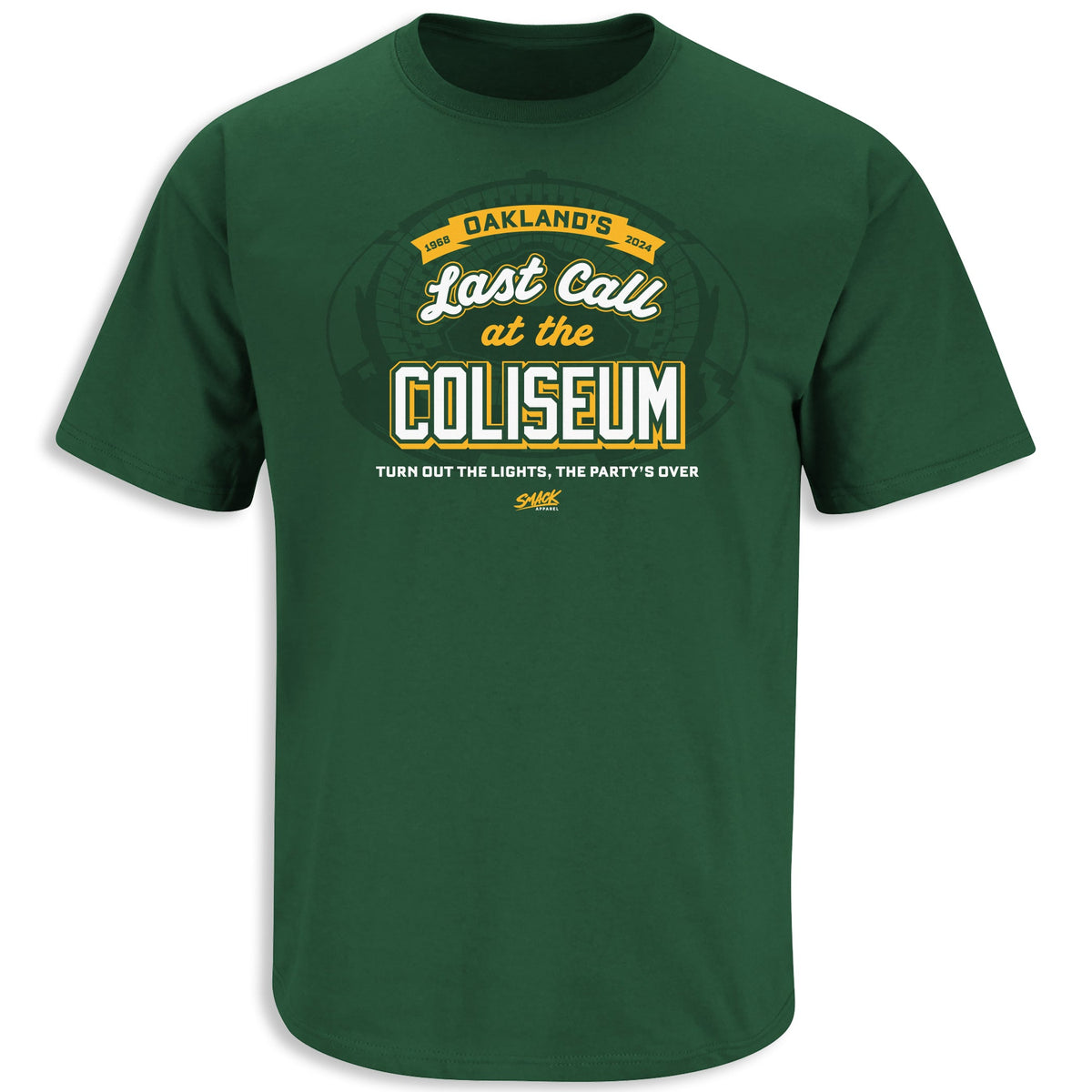 Last Call At The Coliseum T-Shirt for Oakland Baseball Fans (SM-5XL ...