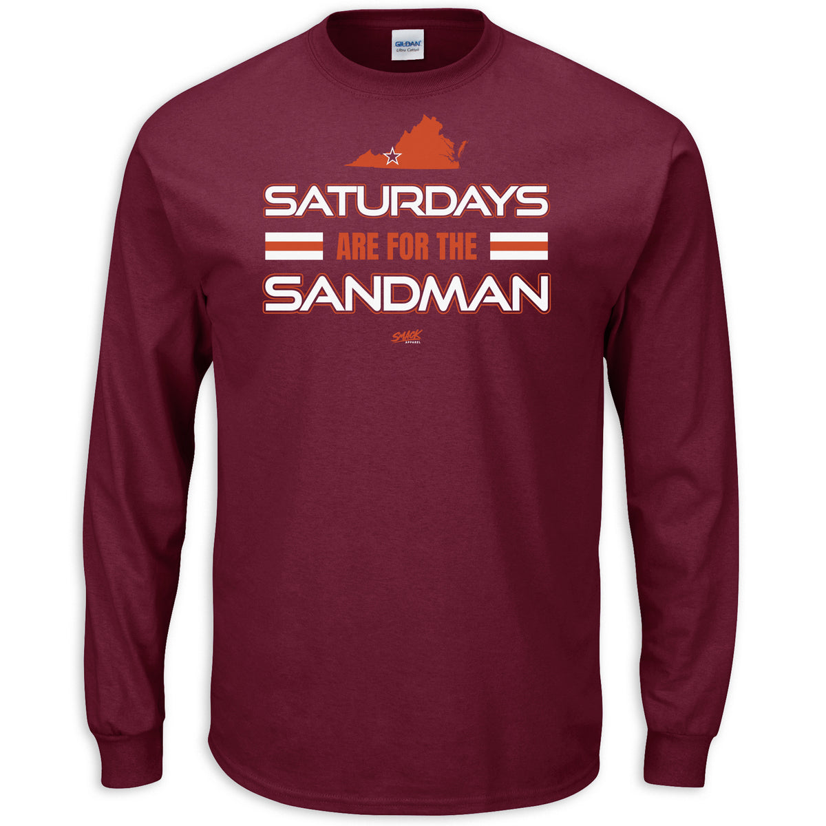 Saturdays are for the Sandman T-Shirt for Virginia Tech College Fans ...
