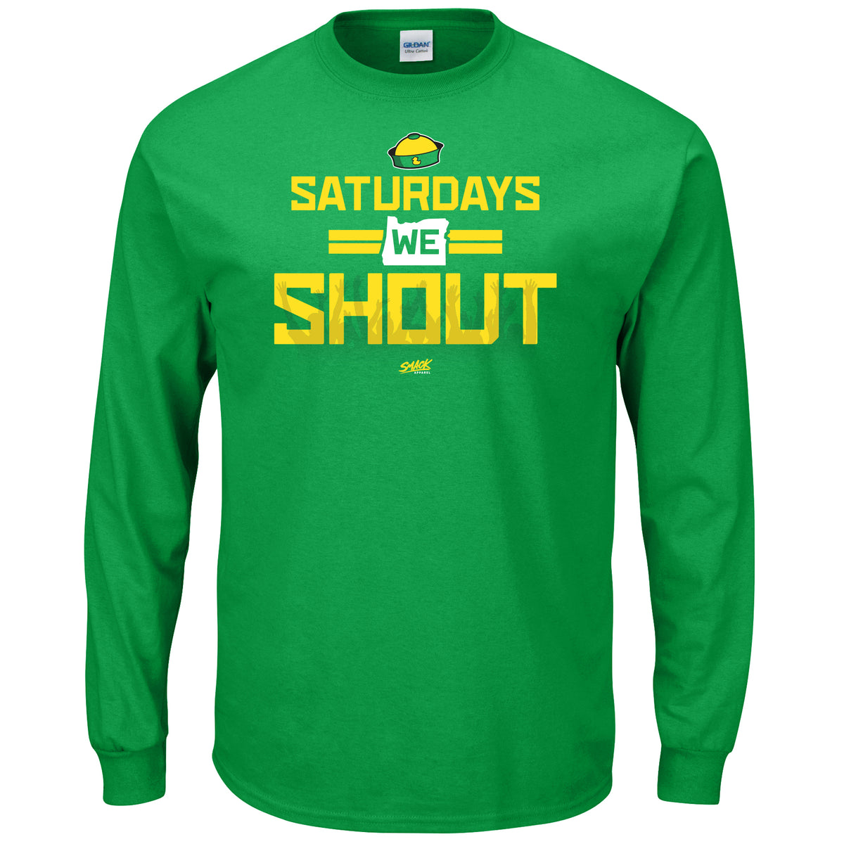 Saturdays We Shout T-Shirt for Oregon College Fans – Smack Apparel