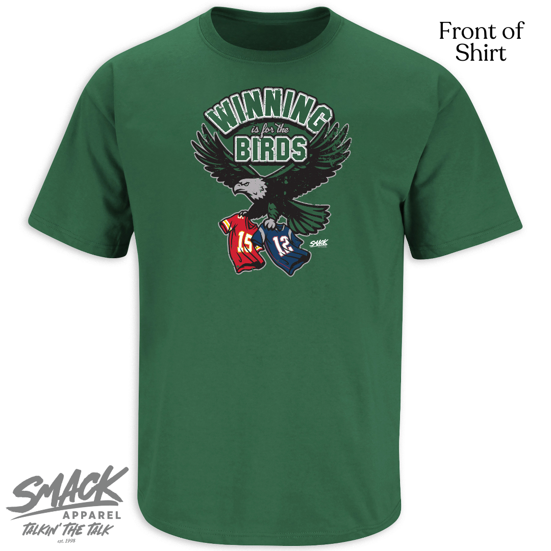Winning Is For The Birds T-Shirt for Philadelphia Football Fans (SM-5X ...