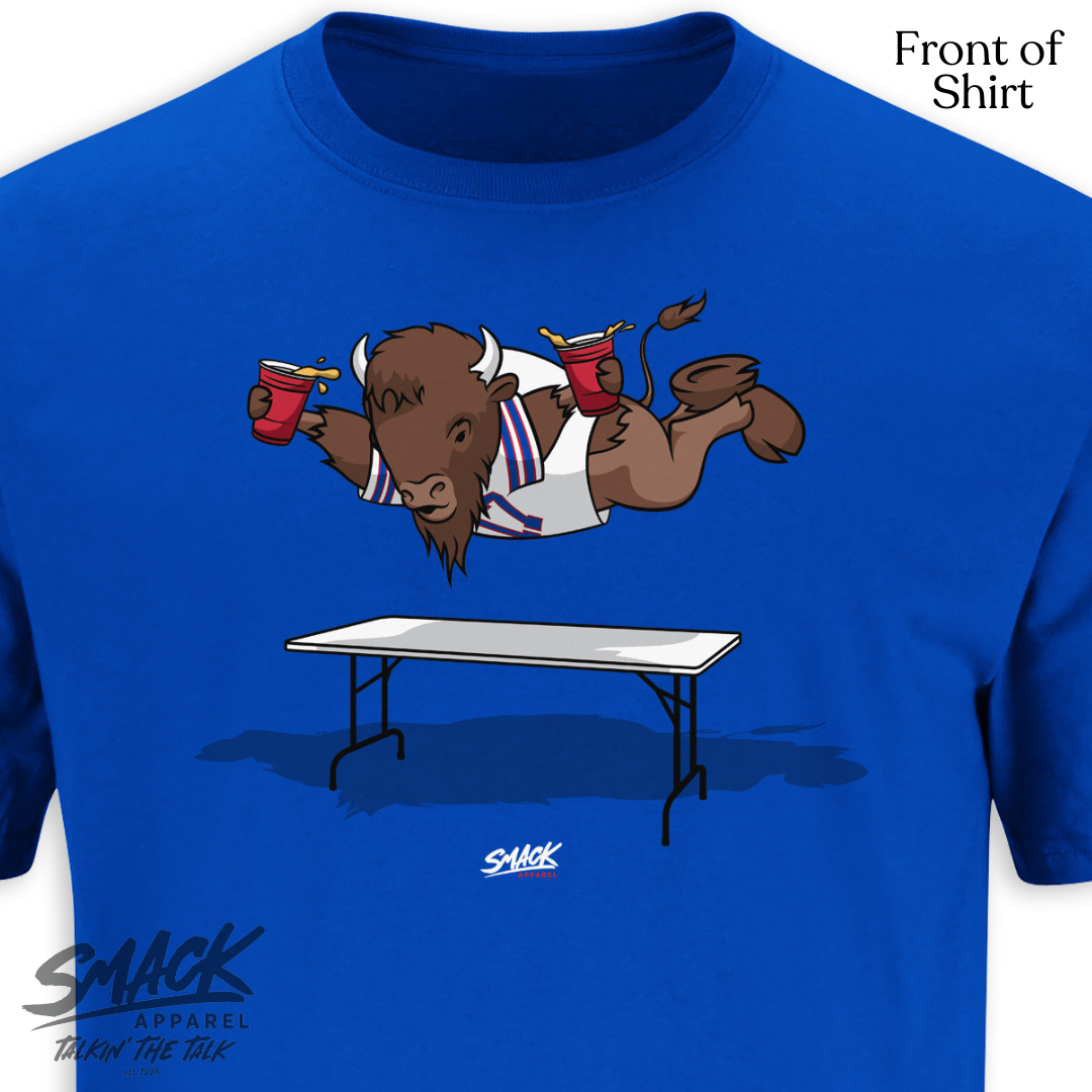 Smash Tables T-Shirt for Buffalo Football Fans – Smack Apparel