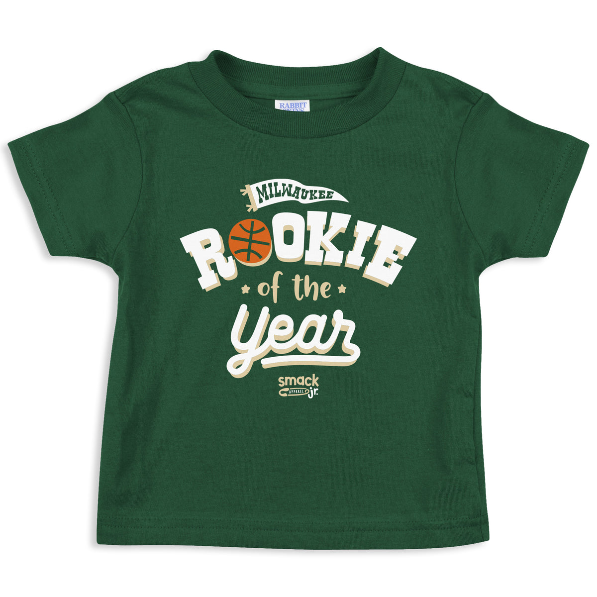 Rookie Of The Year Baby Apparel for Milwaukee Basketball Fans (NB-7T ...