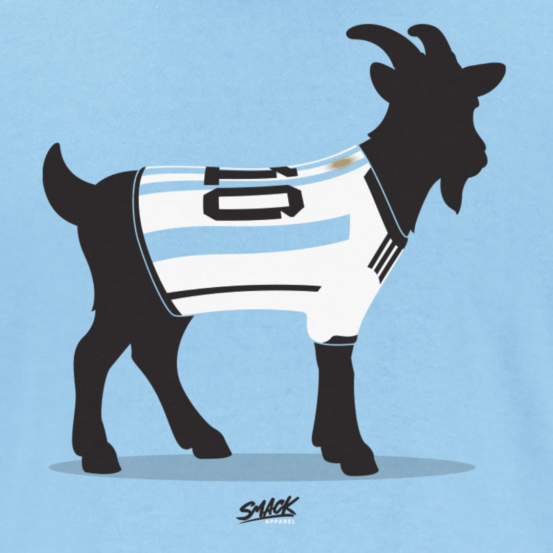 GOAT T-Shirt for Argentina Soccer Fans – Smack Apparel