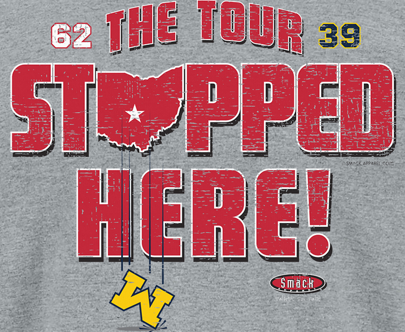 Ohio State Football Fans Team Apparel | The Tour Stopped Here Shirt ...
