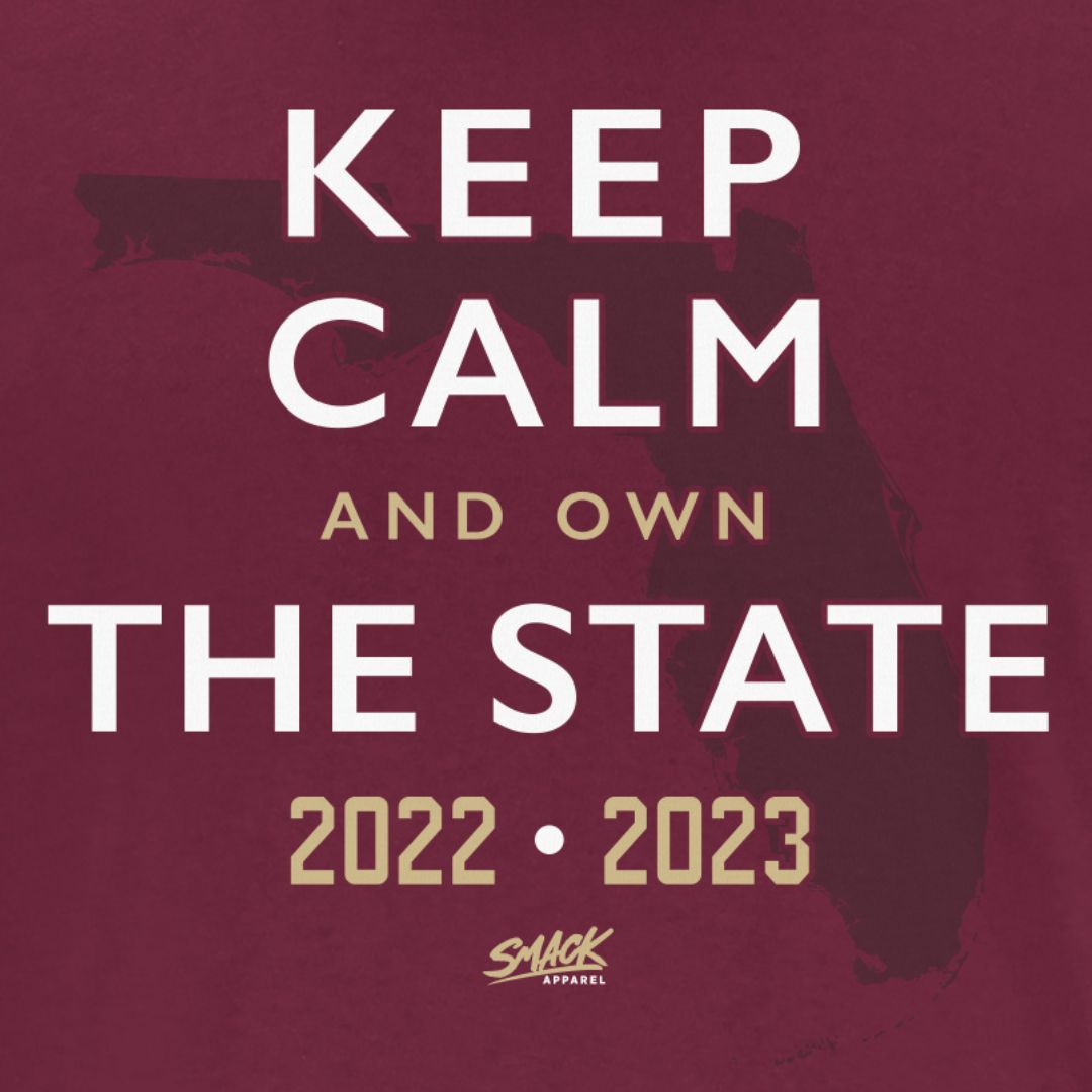 Keep Calm and Own The State T-Shirt for Florida State College Football ...