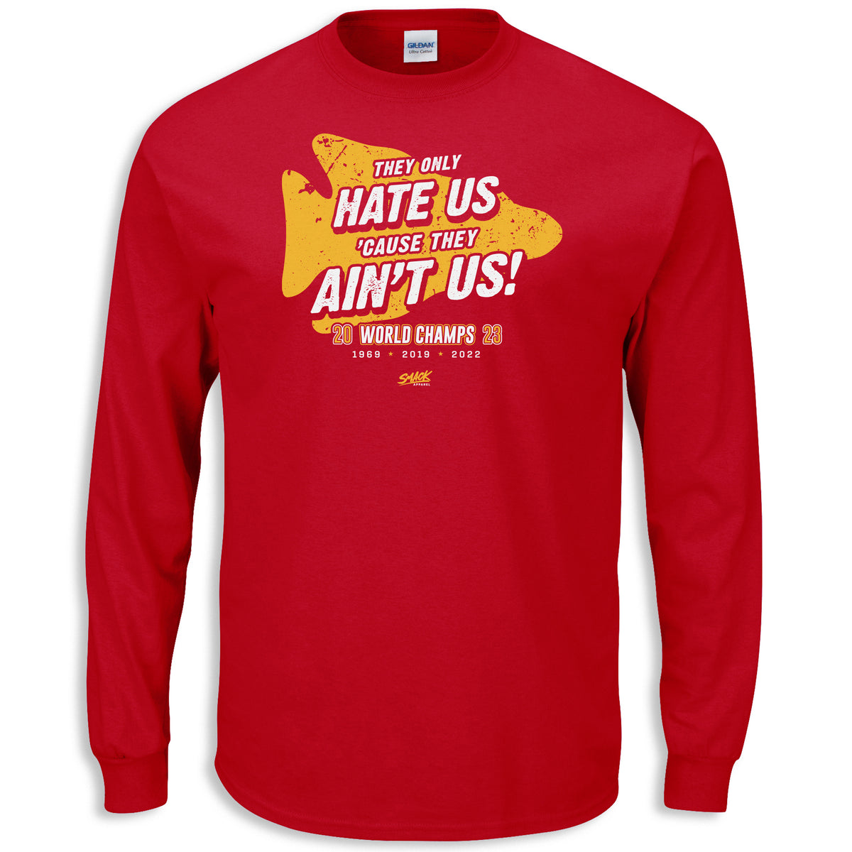 They Only Hate Us 'Cause They Ain't Us! T-Shirt for Kansas City Footba ...