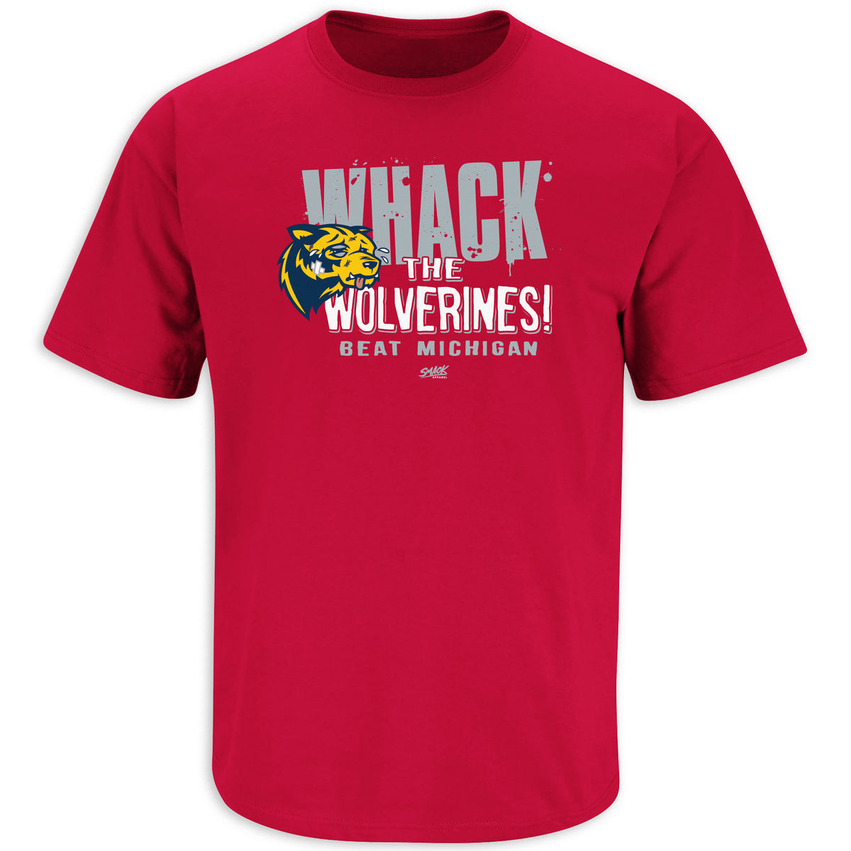 Whack The Wolverines T-Shirt for Ohio State College Fans – Smack Apparel